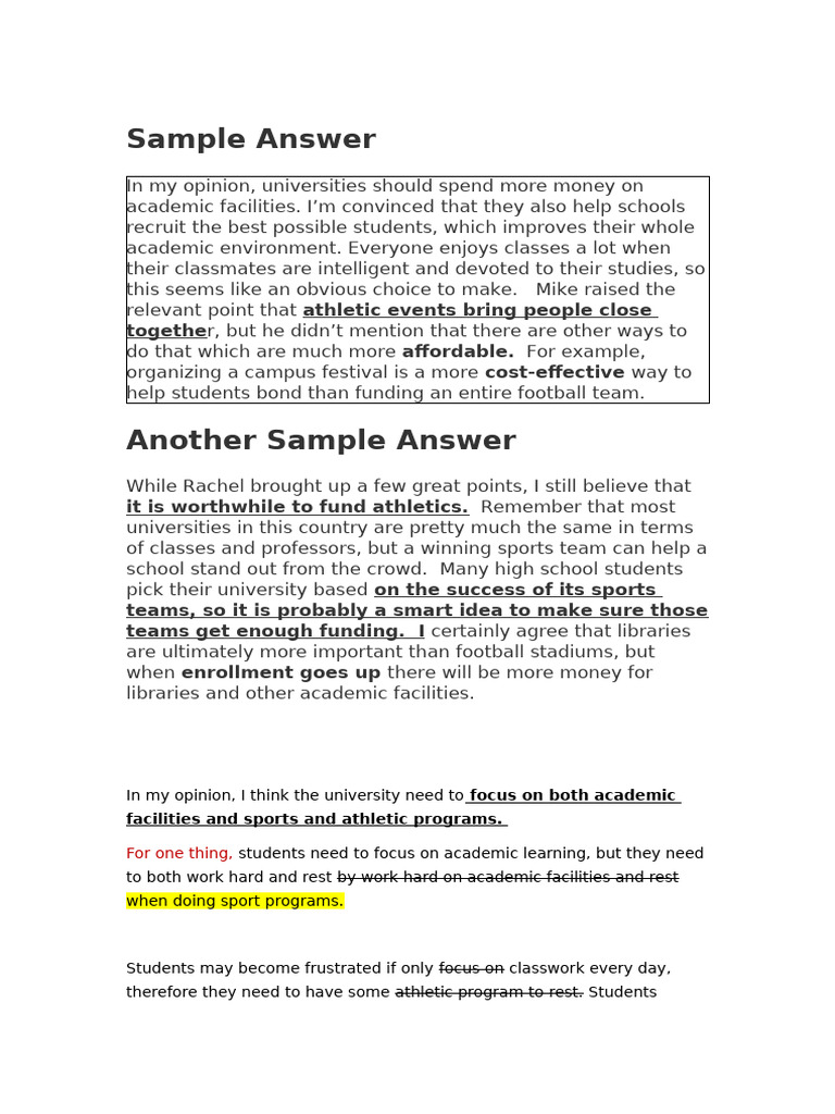 Amy Writing - Uni. Spending | PDF