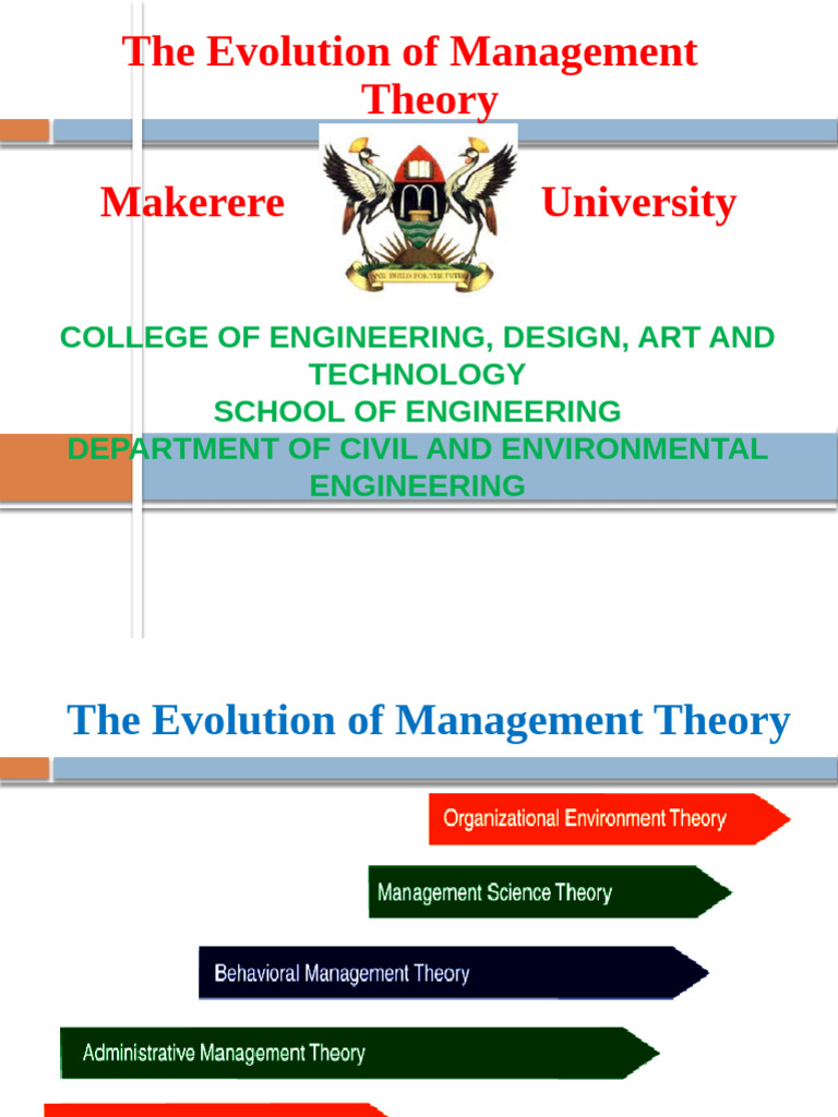 2 Evolution of Management Theory | PDF