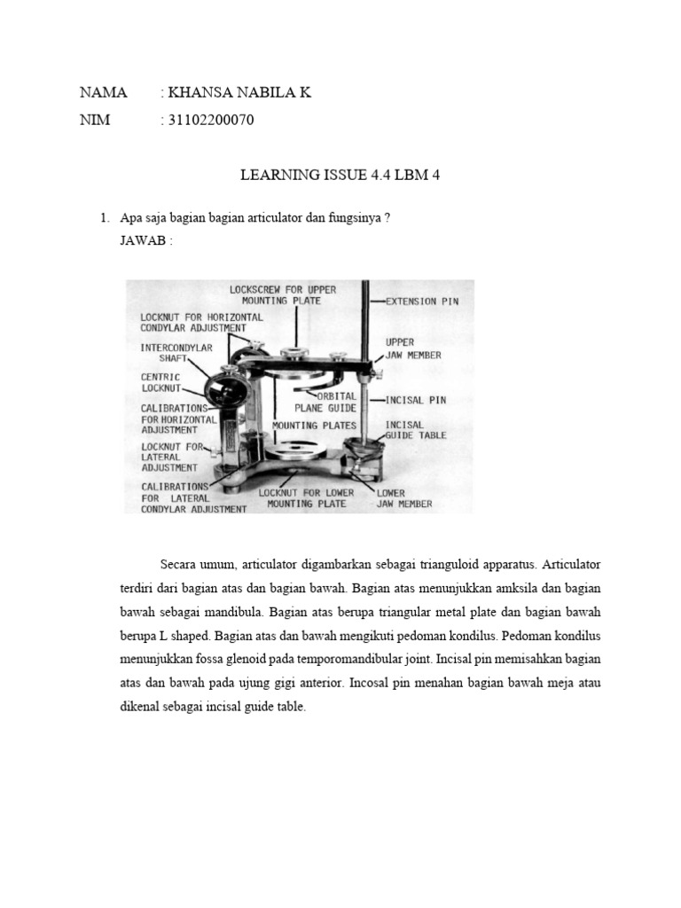 LEARNING ISSUE MODUL 4.4 LBM 4 | PDF