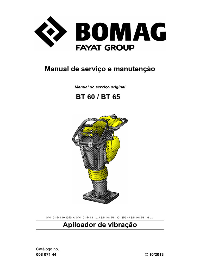 Bomag BT60 | PDF
