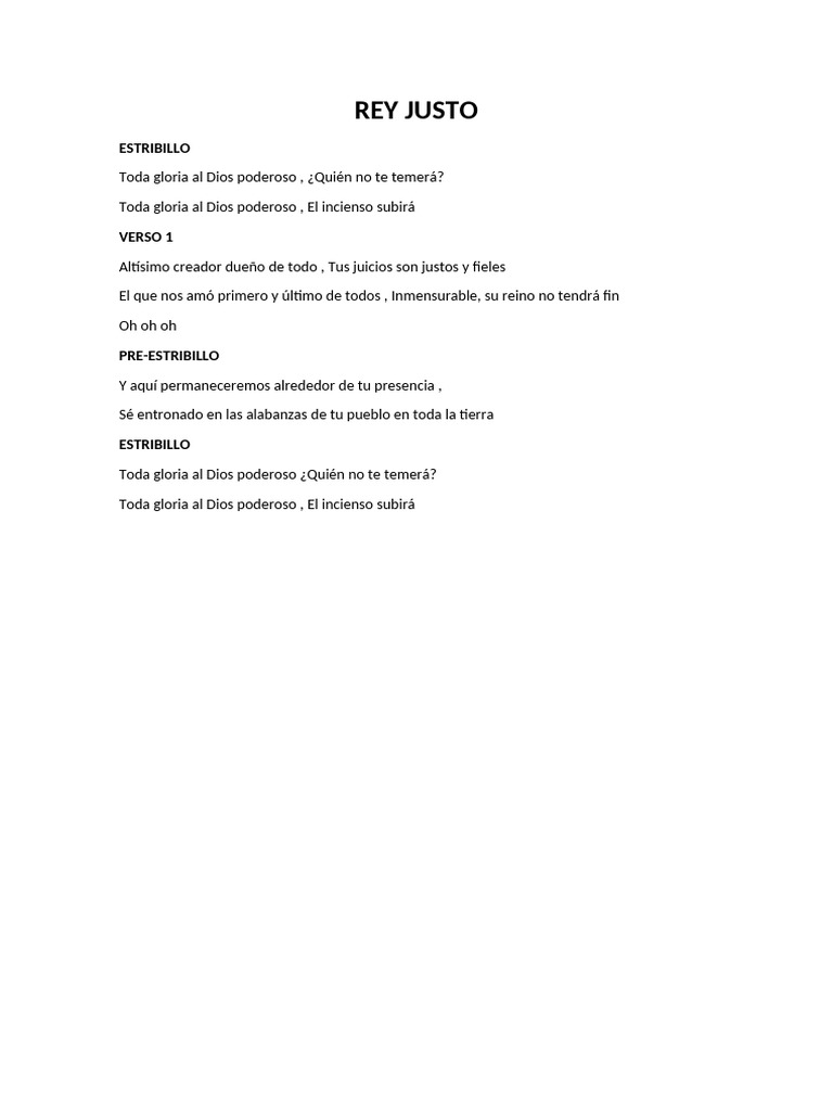 Rey Justo | PDF
