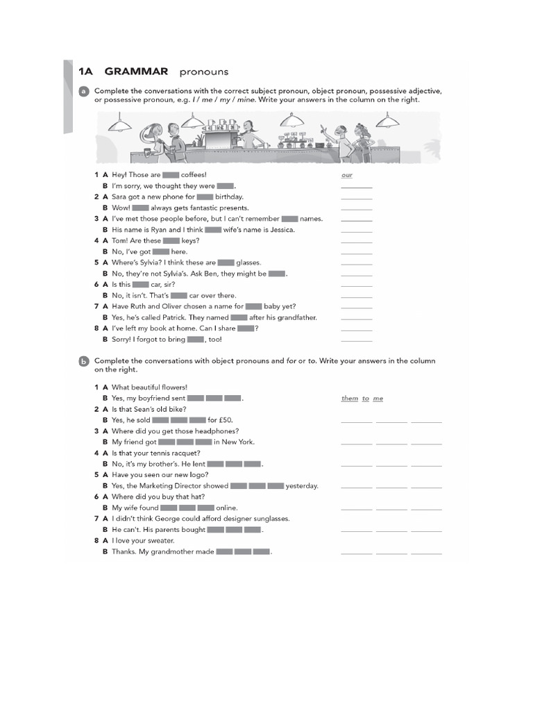 Intermediate - Grammar Handout | PDF