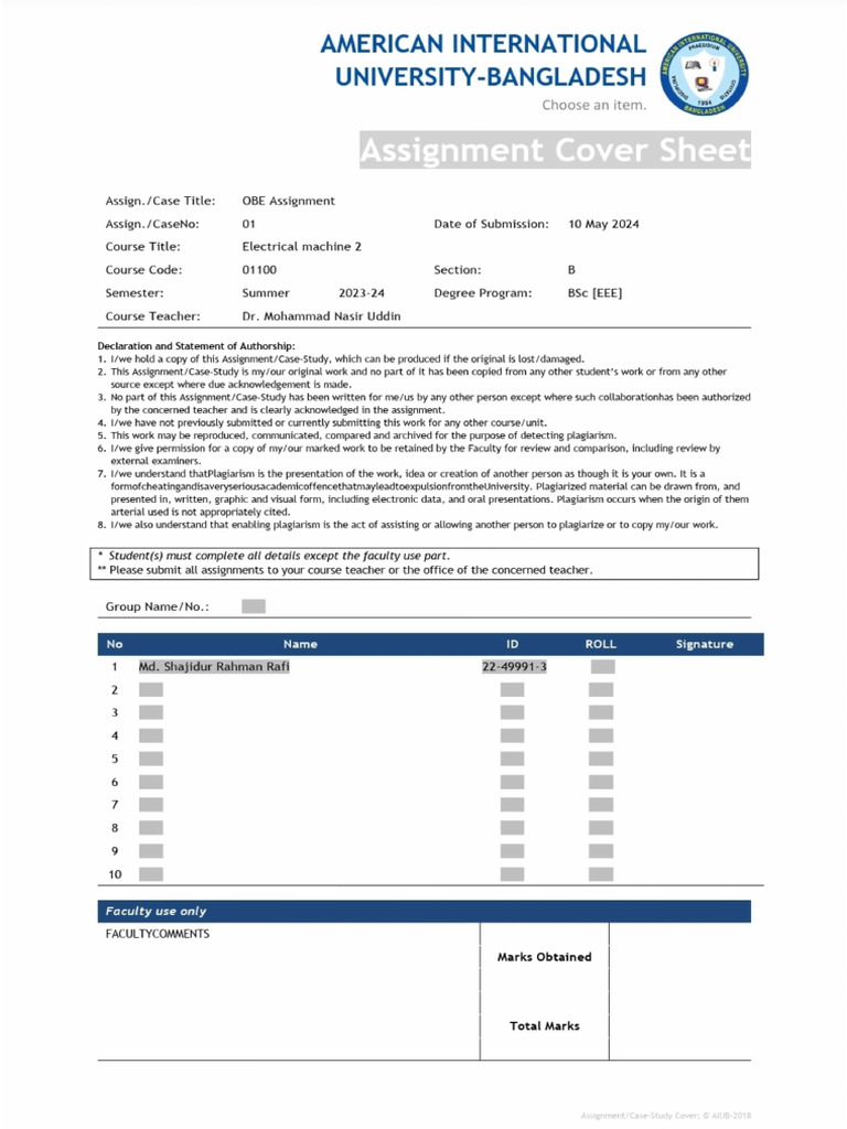 EM2.OBE Assignment | PDF