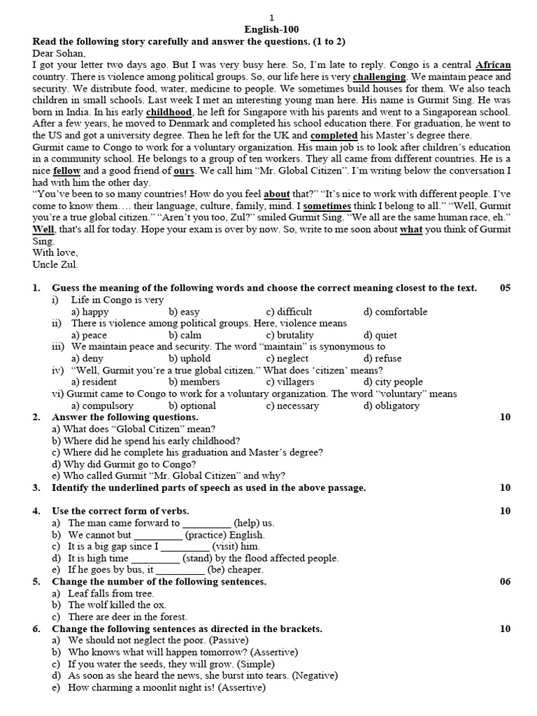 English Final Pdf