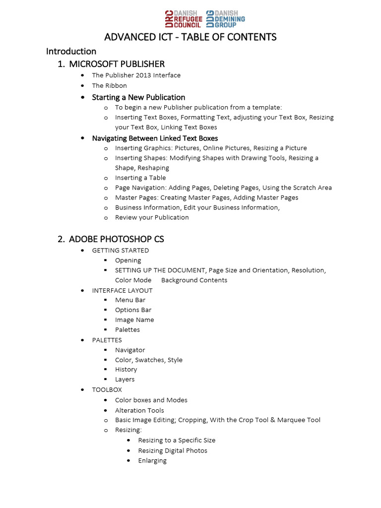 Project 14 - 3. DRC ADVANCED ICT TOPICAL GUIDE | PDF
