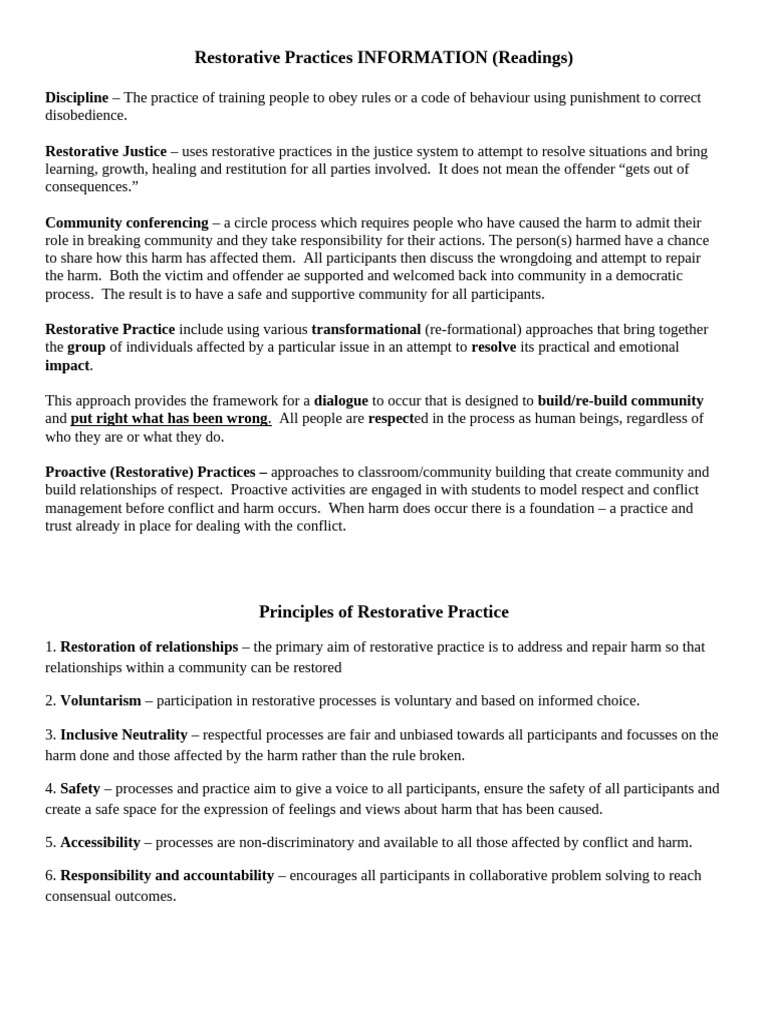 RP Information, Definition, Principles | PDF