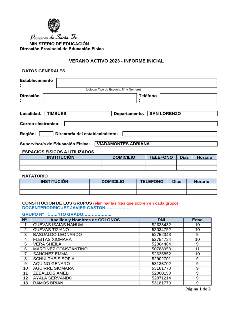 3-Informe Inicial (2023) COMPLETO | PDF