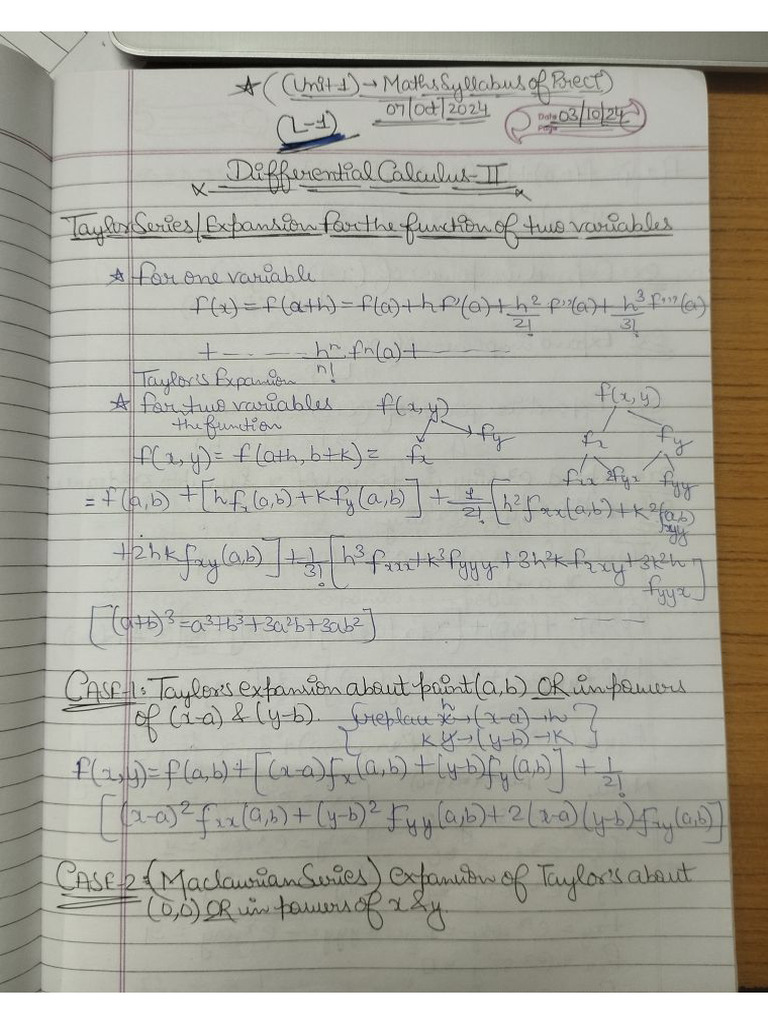 Maths Unit 2 Classnotes | PDF
