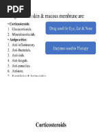 Integumentary System Drugs | PDF | Topical Medication | Medical Specialties