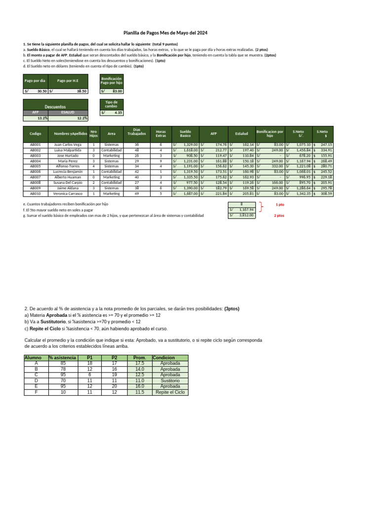 Examen PC1-VIRTUAL - Agosto 2024 - A 2 | PDF