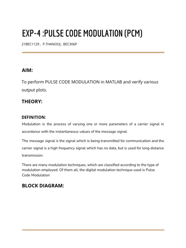 21bec1129, DC, Exp 4 | PDF