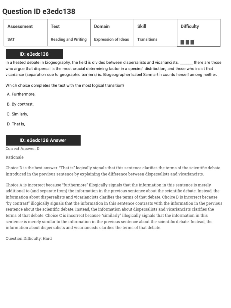 Transitions (Level 3) Answer Key | PDF