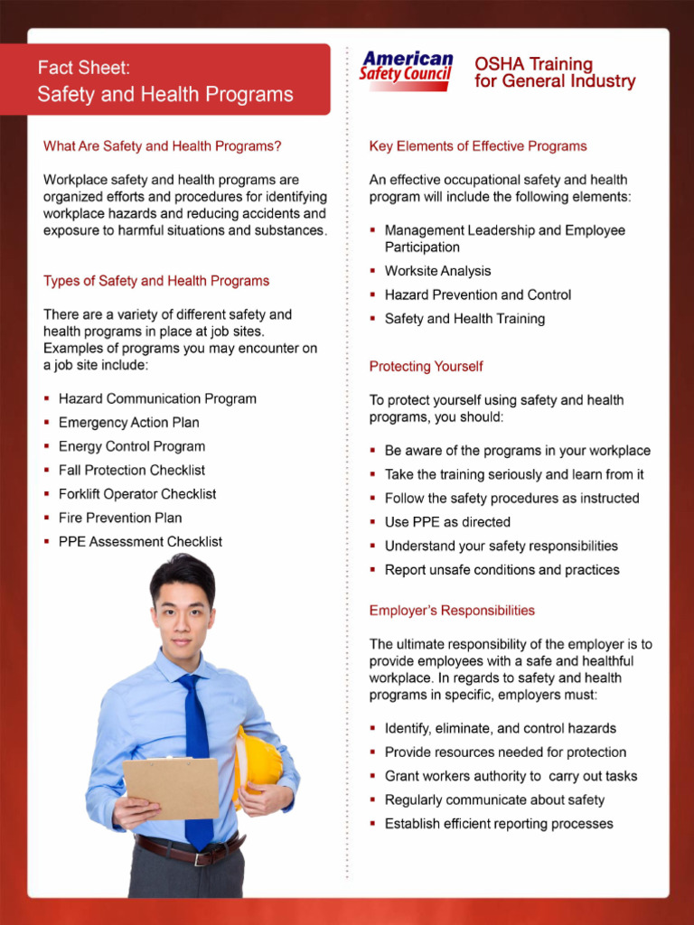 Managing Safety Health Programs | PDF