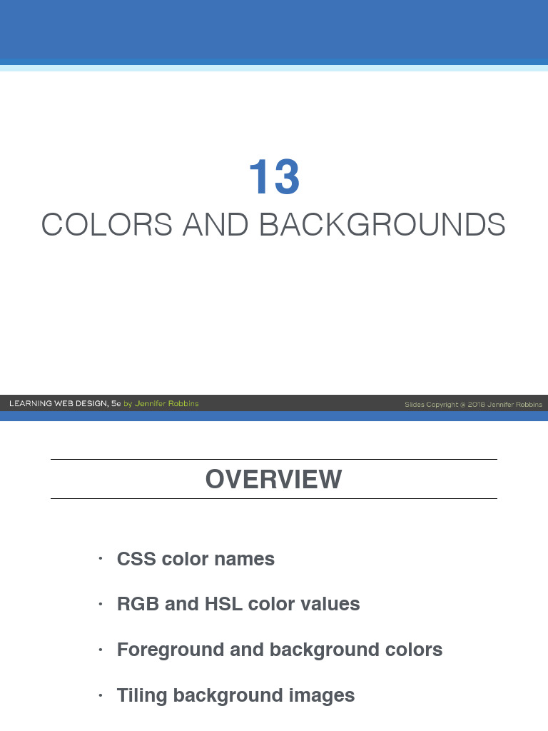 LWD Ch13 Colors | PDF