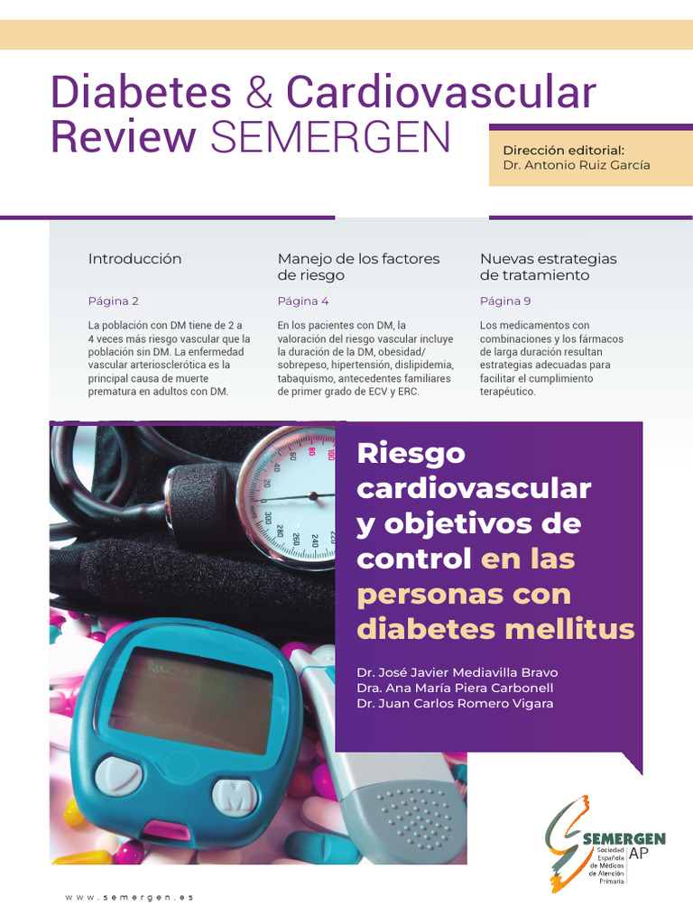 Diabetes & Cardiovascular Review SEMERGEN - Riesgo Cardiovascular | PDF ...