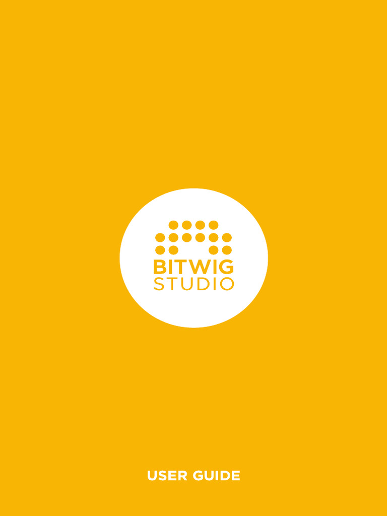 Bitwig Studio User Guide English | PDF