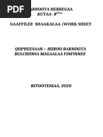 6moodeela Kutaa 6ffaa Herrega-2 | PDF | Social Science