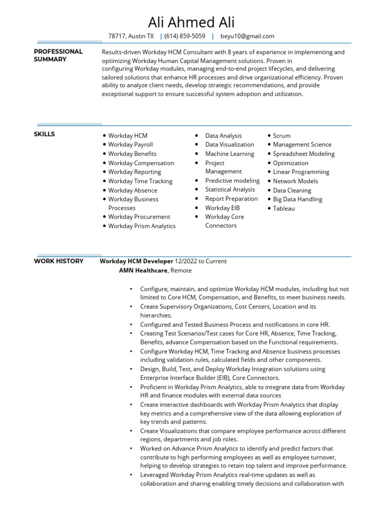 Ali Ali Resume | PDF