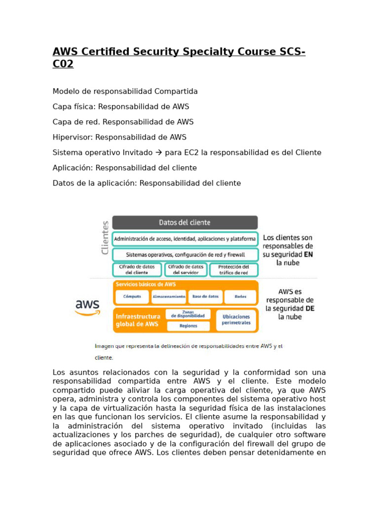 AWS Certified Security Specialty Course SCS-C02 | PDF | Amazon Web Services | Computers