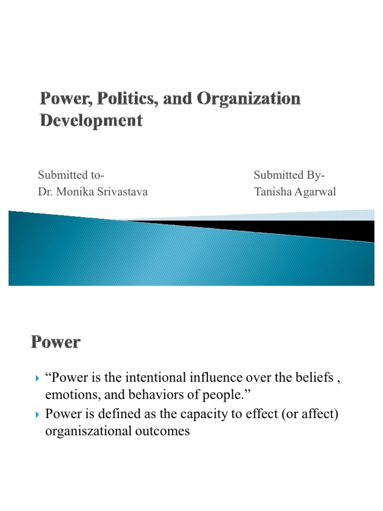 Power, Politics, And Organization Development