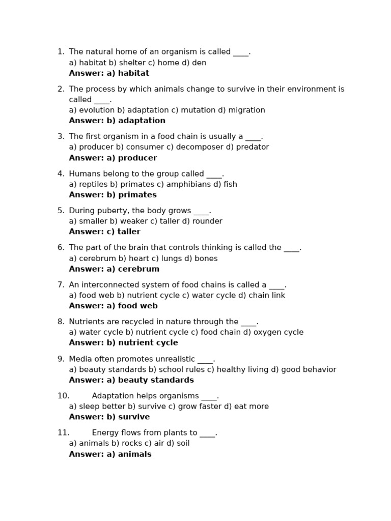 Basic Sci With Answer | PDF