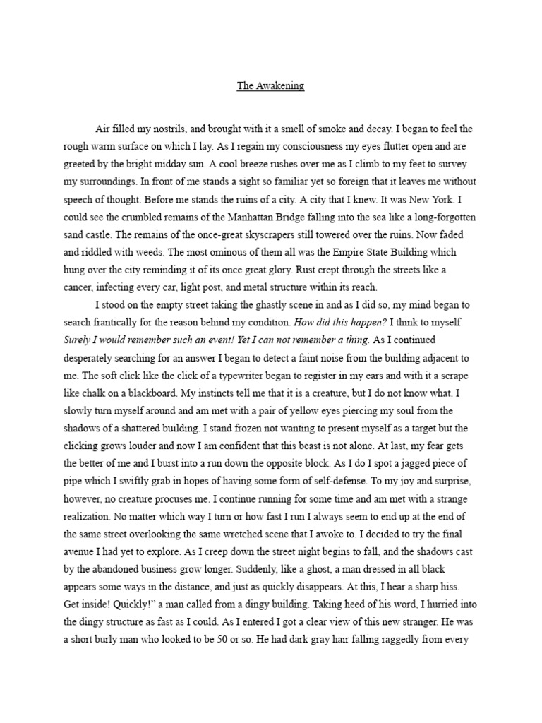 Micah Lewis - Short Story Composition | PDF | Mystery, Thriller & Crime ...