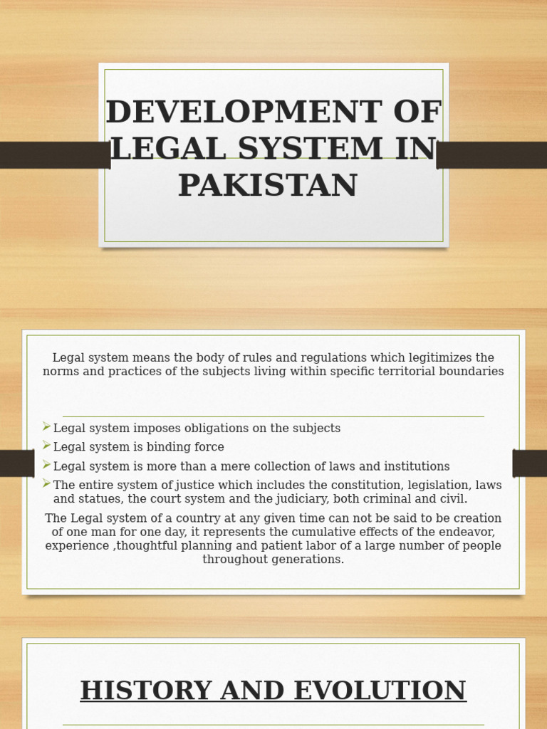 Legal System of Pakistan-1 | PDF | Precedent | Common Law