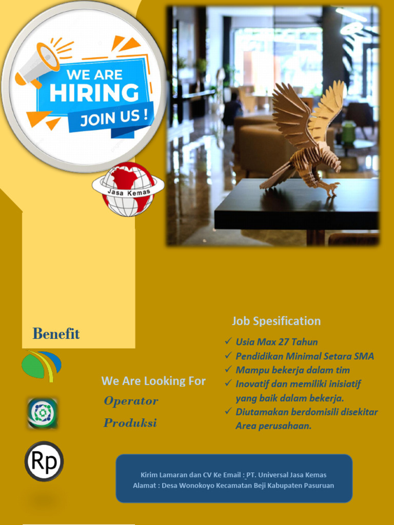 Lowongan Operator Produksi Pasuruan | PDF
