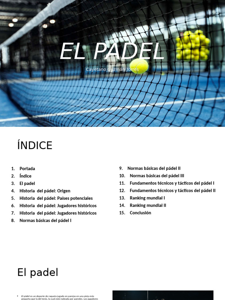 El Pádel | PDF