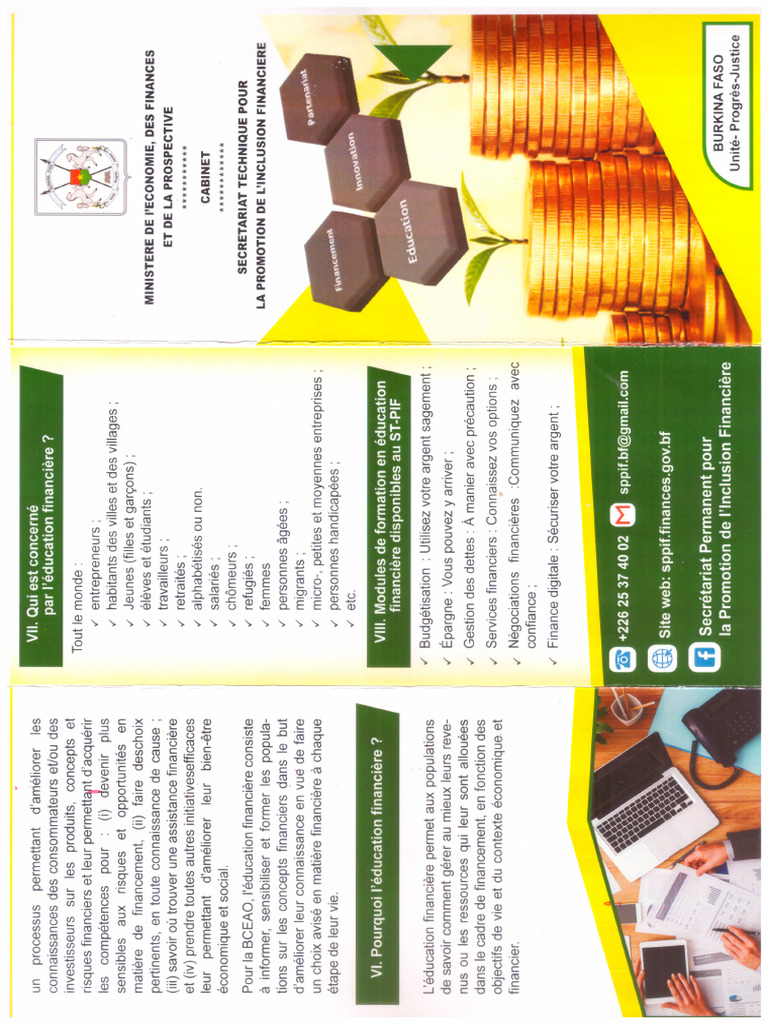 Dépliant Présentation de STPIF | PDF