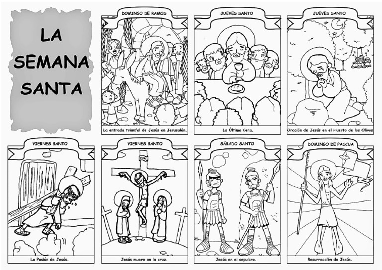 Semana Santa - Colorear | PDF