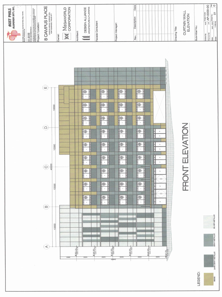 Tower A Elevation Plan | PDF