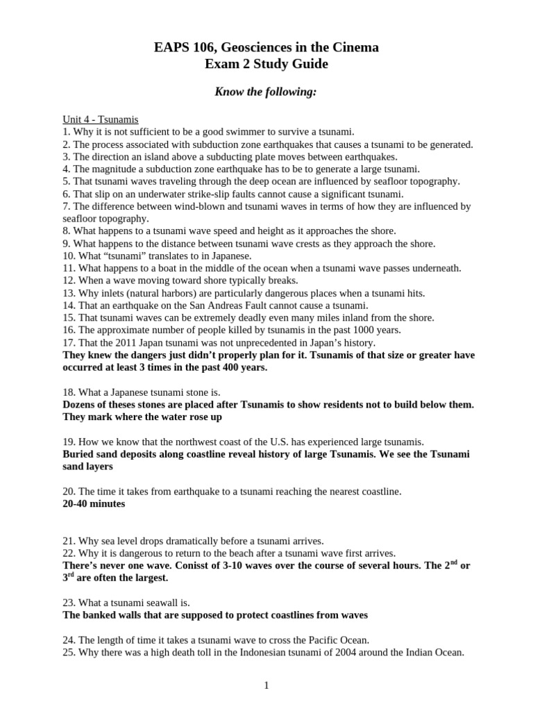 Exam 2 Study Guide | PDF