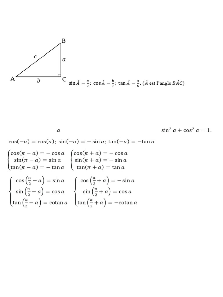 Trigonométrie | PDF