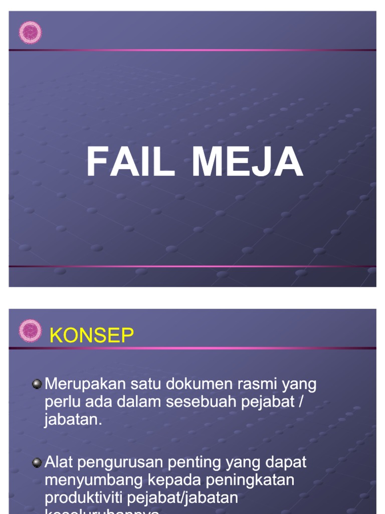 Apa Itu Fail-Meja | PDF