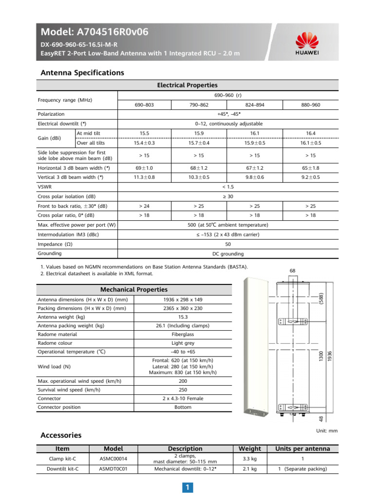 ANT-A704516R0v06-4445 Datasheet | PDF