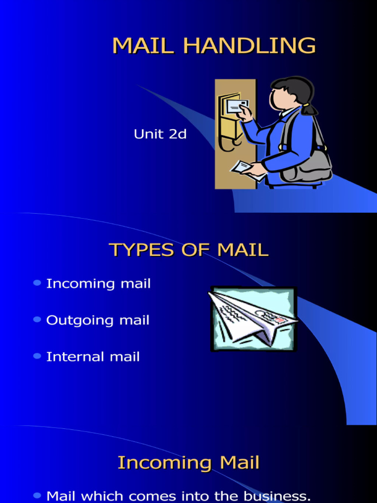 Mail Handling 2 | PDF