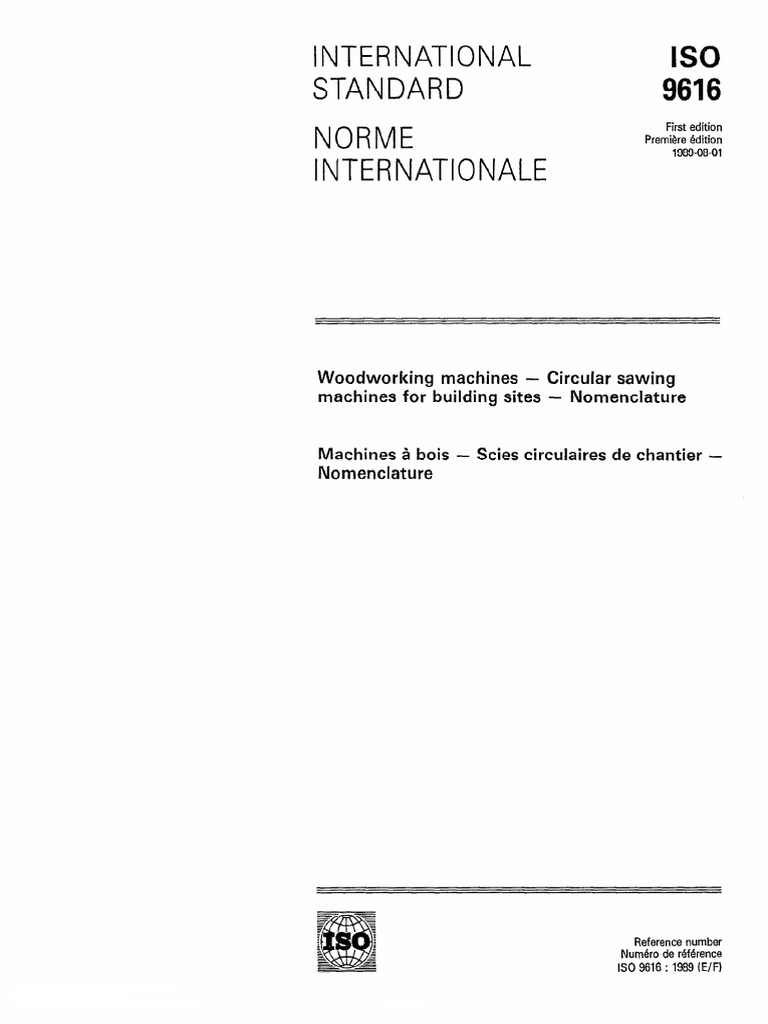 International Standard Norme Internationale 9616 | PDF