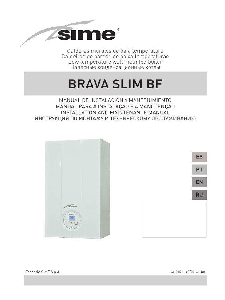 Manual Brava Slim BF Inst Es1 | PDF