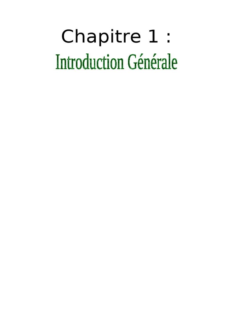 Chapitre 1 | PDF
