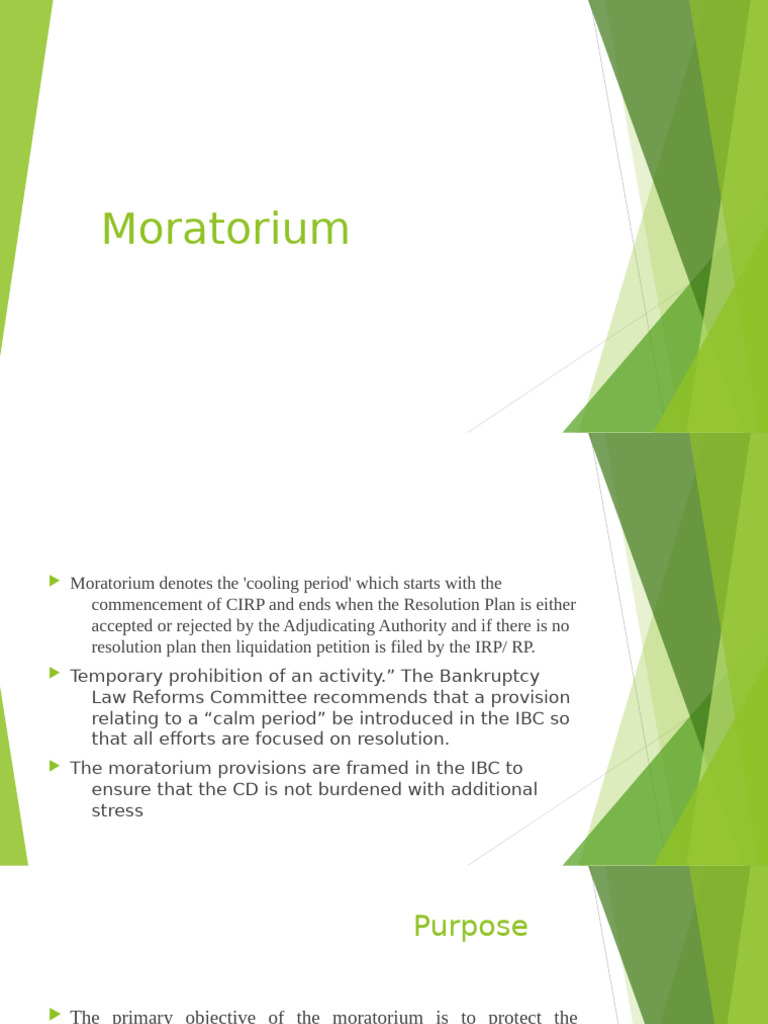 Moratorium | PDF