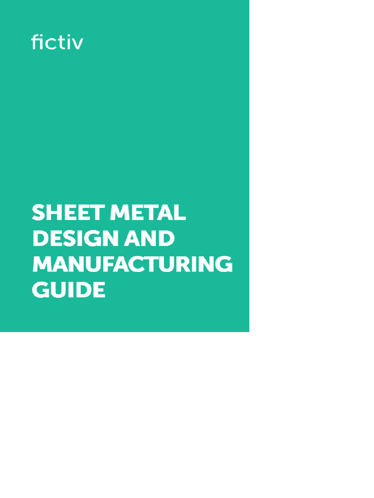 Sheet Metal Guide - Fictiv | PDF