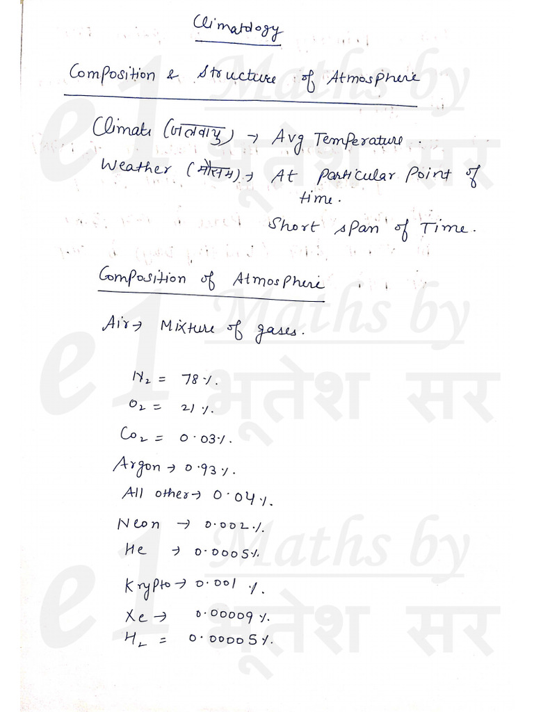 Geography Notes 2 | PDF