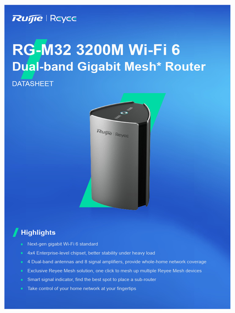 RG-M32 Datasheet Update | PDF