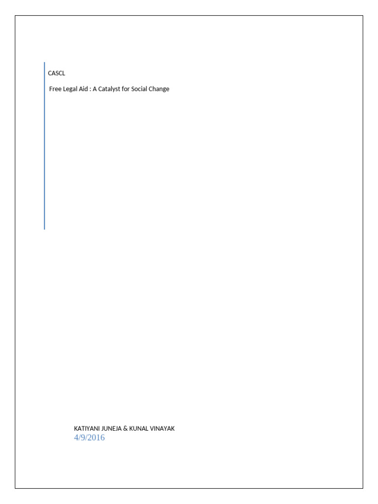 Free Legal Aid | PDF