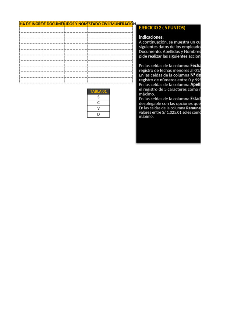 Validacion de Datos | PDF