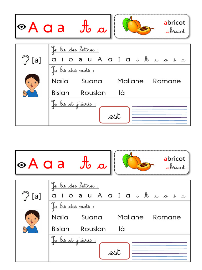 Fiches Sons Période1 2015 | PDF