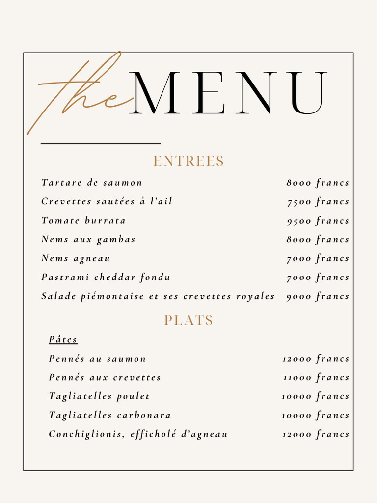 Menu Cosmo - 20240410 - 210207 - 0000 | PDF