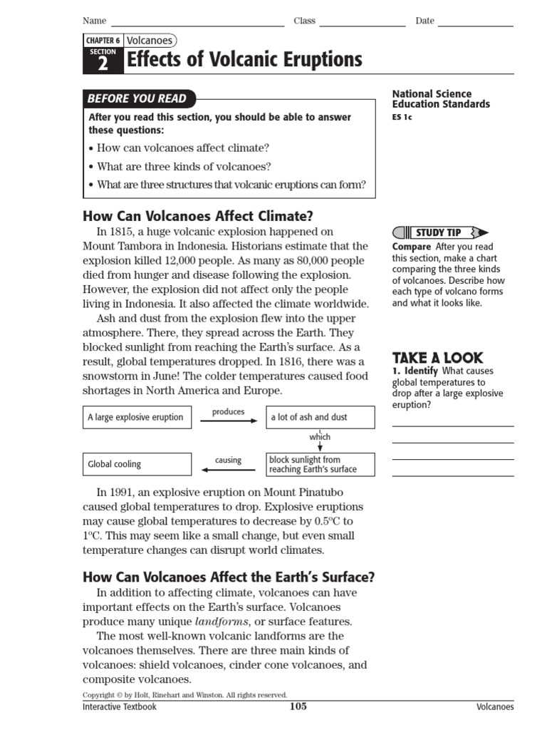Types and Effects of Volcanoes | PDF