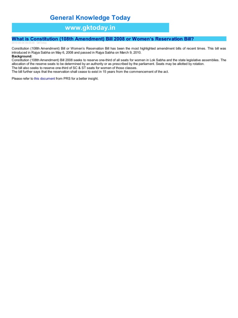 General Knowledge Today | PDF